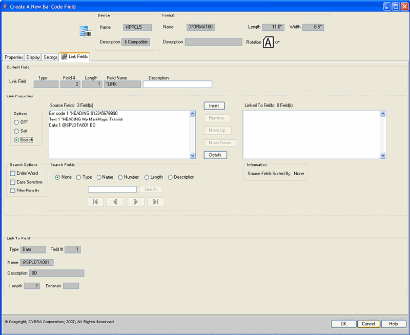 JMagic Work with *LINK Fields